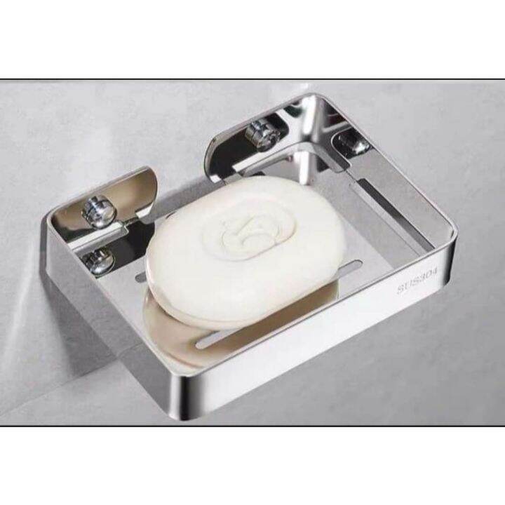 [9916] Sus 304 Black/Stainless Soap Holder | Lazada PH