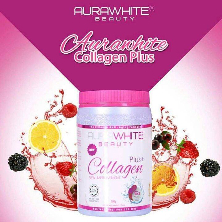 Aurawhite Collagen Plus+ 7 Free gift | Lazada