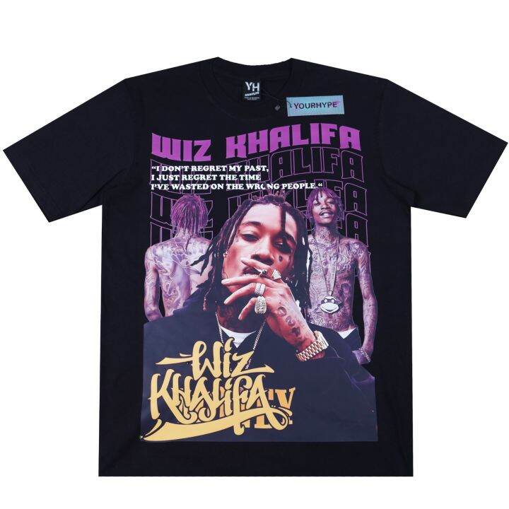 KAOS WIZ KHALIFA RAPPER MUSICIAN BAND KAOS RAPPER KAOS DTF PREMIUM KAOS ...