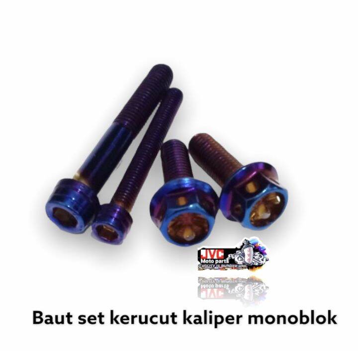 Baut Set Kerucut pb Probolt Monoblok plus Baut Breket Yamaha | Lazada ...