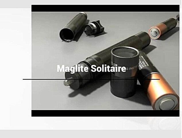 USA Maglite Solitaire Ultra LED 1-Cell AAA Flashlight | Ultra Bright 47 ...