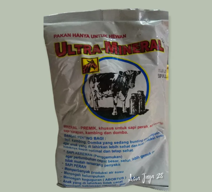 Premix Ultra Mineral Feed Suplement (Sapi) - 1kg / Ultra Mineral Sapi ...