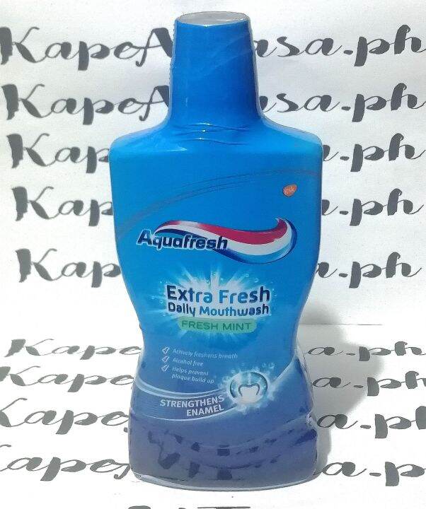 Aquafresh Extra Fresh Daily Mouthwash Fresh Mint 500ml | Lazada PH