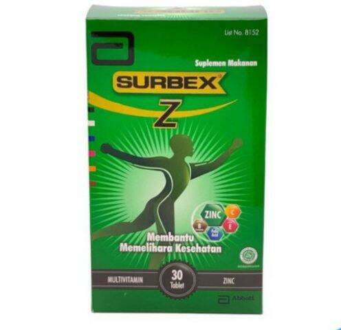 Surbex Z multivitamin box isi 30 tablet | Lazada Indonesia