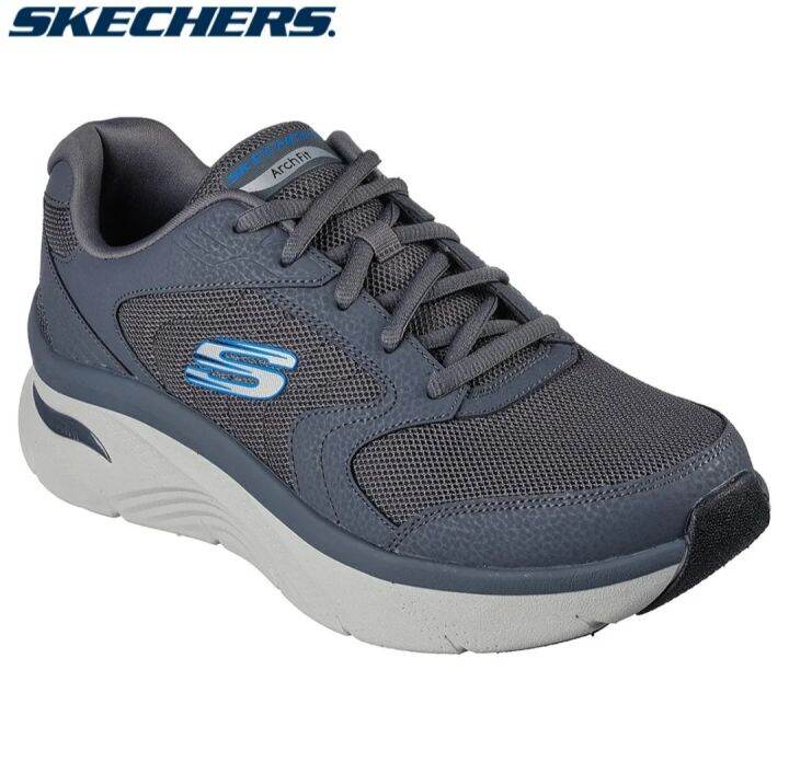 Skechers สเก็ตเชอร์ส รองเท้าผู้ชาย Men Sport Arch Fit D'Lux Shoes ...