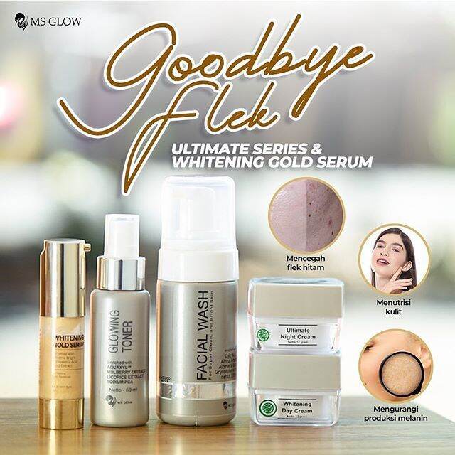 MS GLOW ULTIMATE & 24K GOLD SERUM / ULTIMATE FLEX PAKET MS GLOW SERIES ...