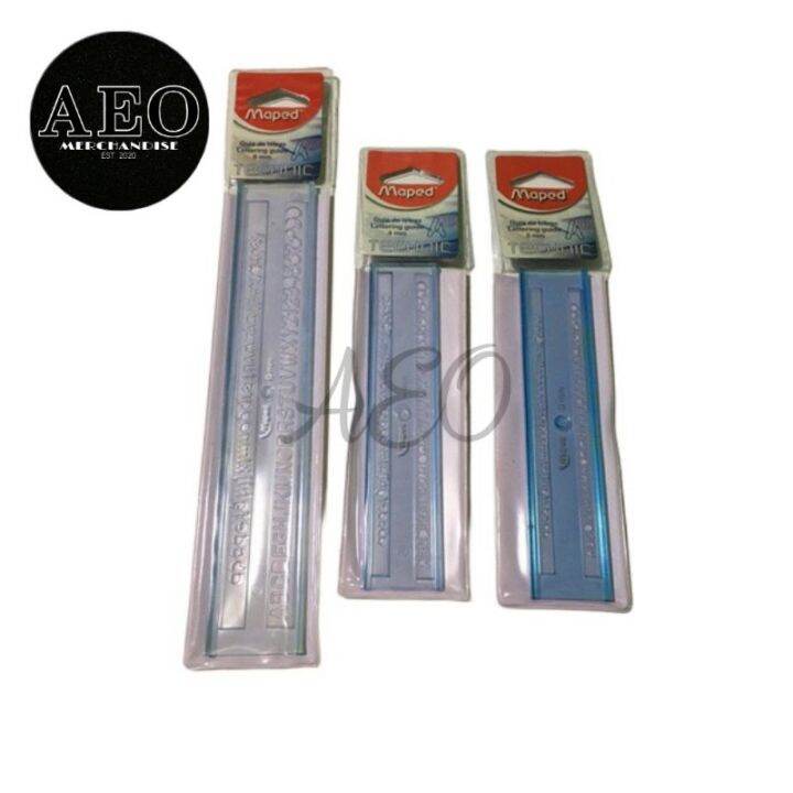 MAPED SILCO LETTERING STENCIL GUIDE ENGINEERING SUPPLY | Lazada PH