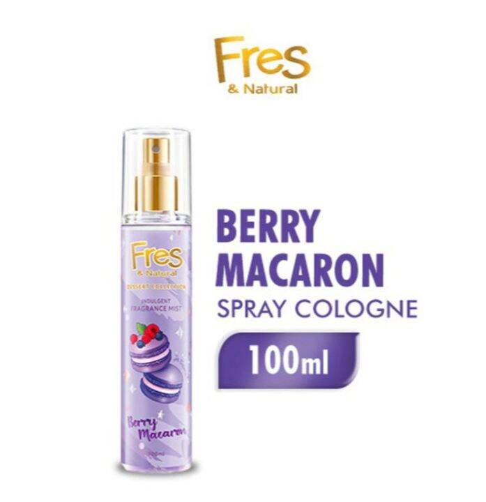 Fres & Natural Dessert Collection Spray Cologne Berry Macaron 100 ml ...