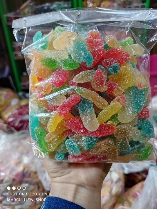 permen yupi gummy cacing rainbow gula 500gr | Lazada Indonesia
