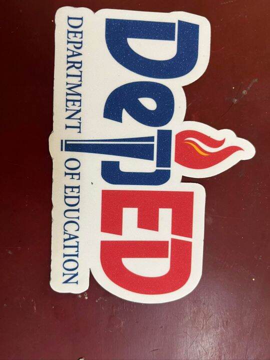 DepEd sticker (waterproof) (4pcs) | Lazada PH