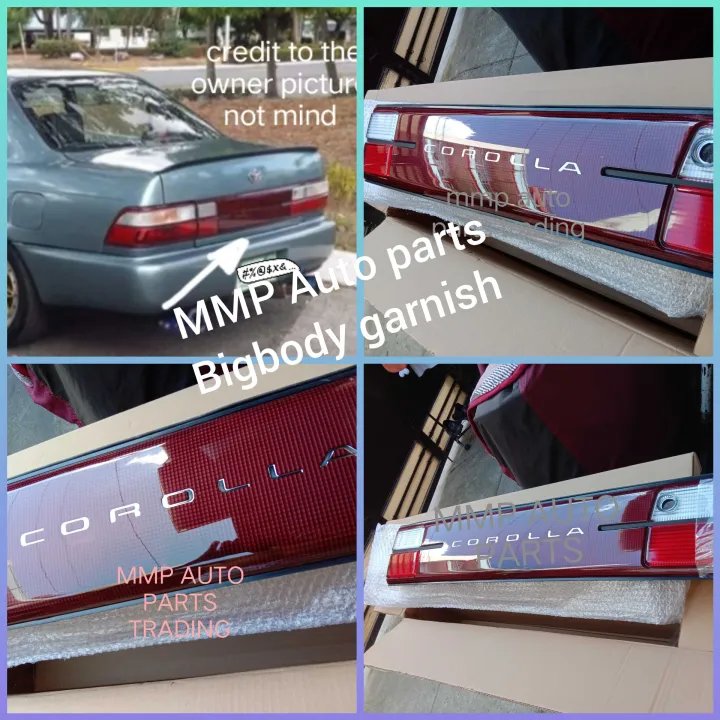 Garnish for Toyota Corolla Bigbody Brand New 💯 ️92-97 model price 1,525 ...