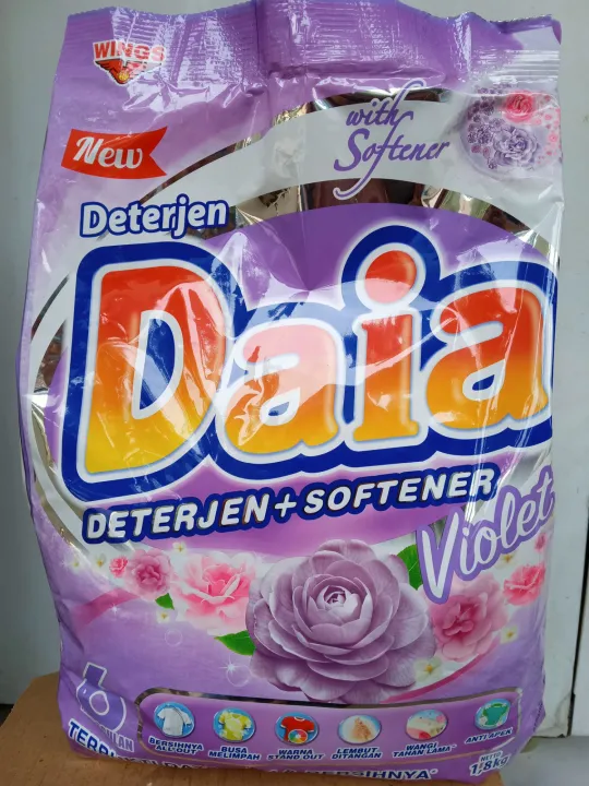 Daia Deterjen Bubuk +Softener Violet 1,8 Kg | Lazada Indonesia