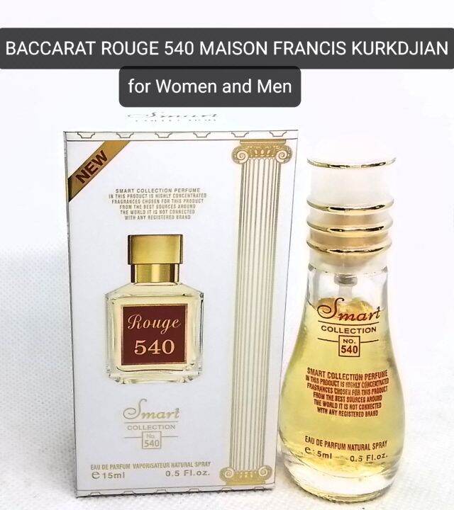 SMART COLLECTION PERFUME NO. 540 FOR WOMEN AND MEN 15 ML EDP | Lazada PH