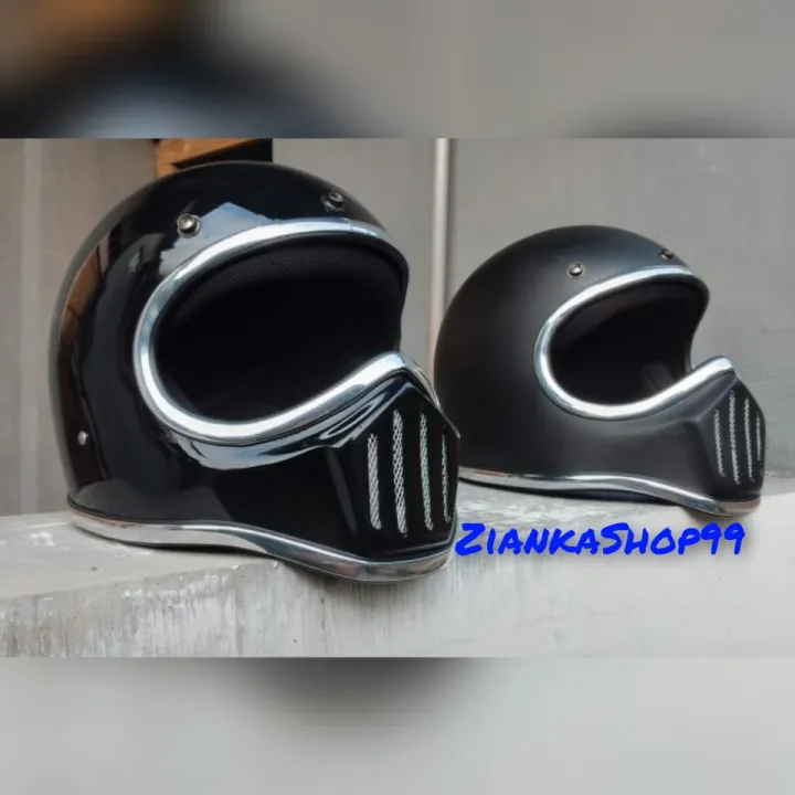 HELM CAKIL MODEL HBC // HELM CAKIL CUSTOM | Lazada Indonesia