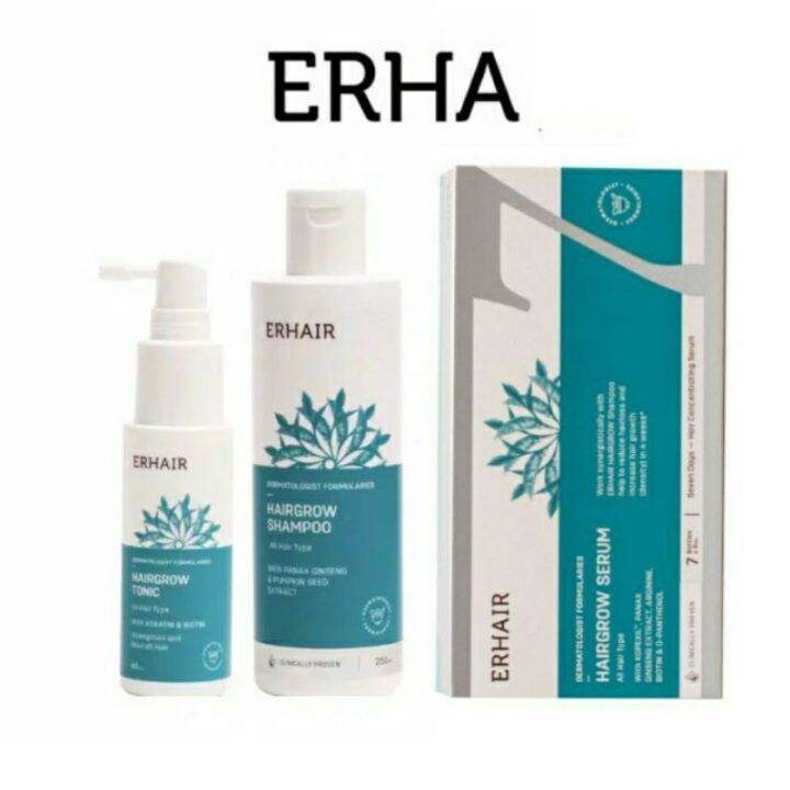 Erha Hair Grow Series : Shampoo | Tonic | Serum | Lazada Indonesia