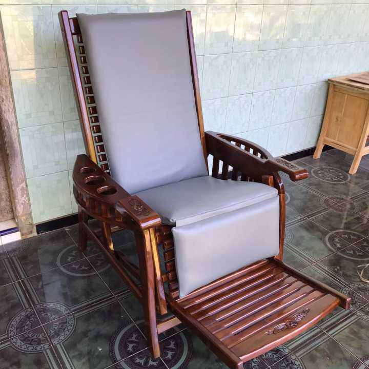 KURSI MALAS KAYU JATI + MATRAS | Lazada Indonesia