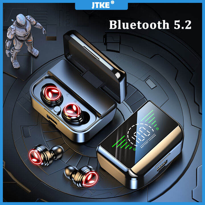 TWS Wireless Headphones Gaming Headset Low Latency HD Calling Bluetooth Earphones HiFi Stereo ...