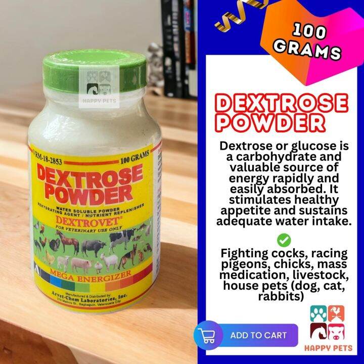 Dextrose Powder DEXTROVET 100g | Lazada PH