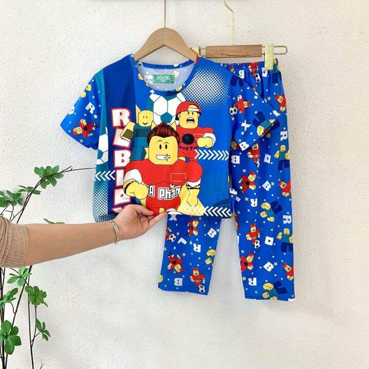 Roblox Kids Pajama Terno Sleepwear Set | Lazada PH