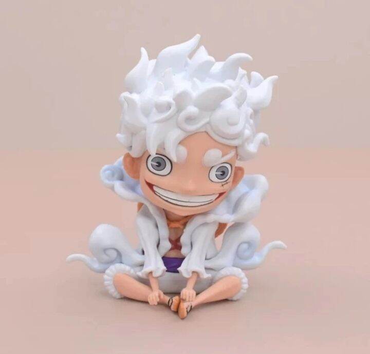 one piece monkey d luffy gear 5 chibi figure | Lazada Indonesia