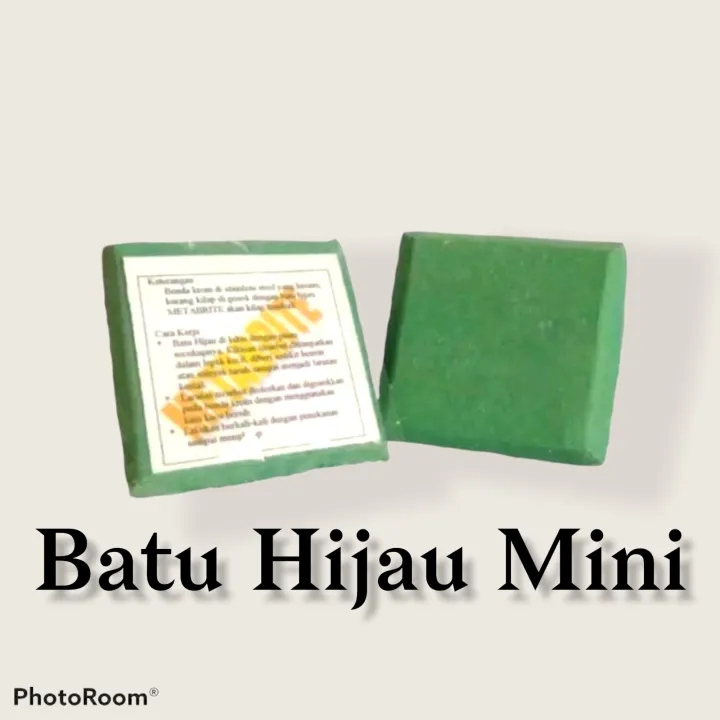 Batu Hijau METABRITE Mini/langsol sabun obat poles stainless | Lazada ...