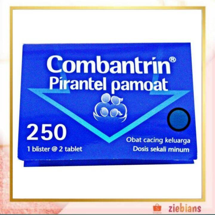 Combantrin Tablet 125mg dan 250mg,Obat Cacing Untuk anak dan dewasa ...