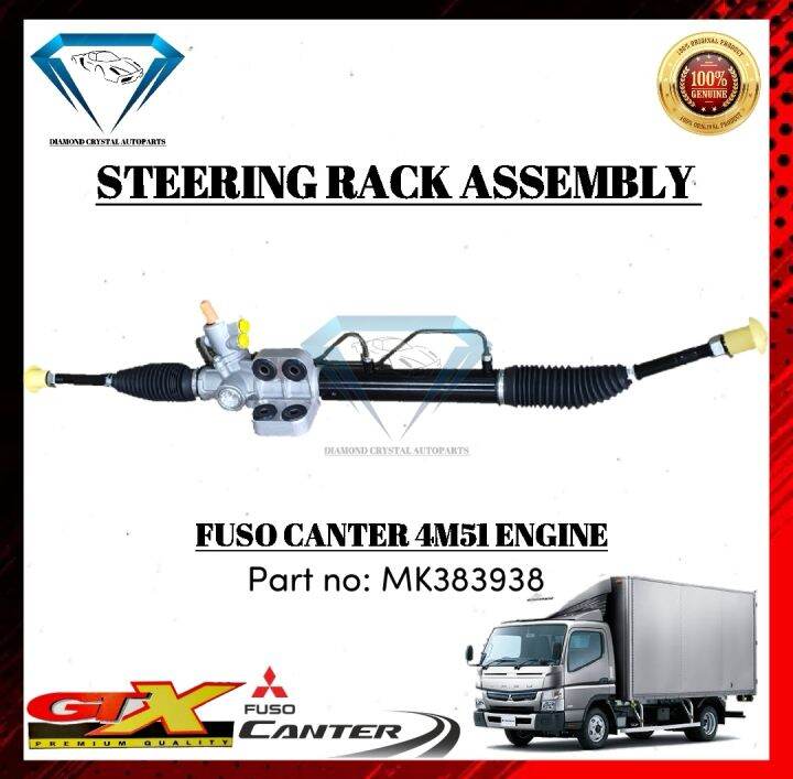 GTX STEERING RACK ASSEMBLY FUSO CANTER 4M51 PART NO: MK383938 | Lazada PH