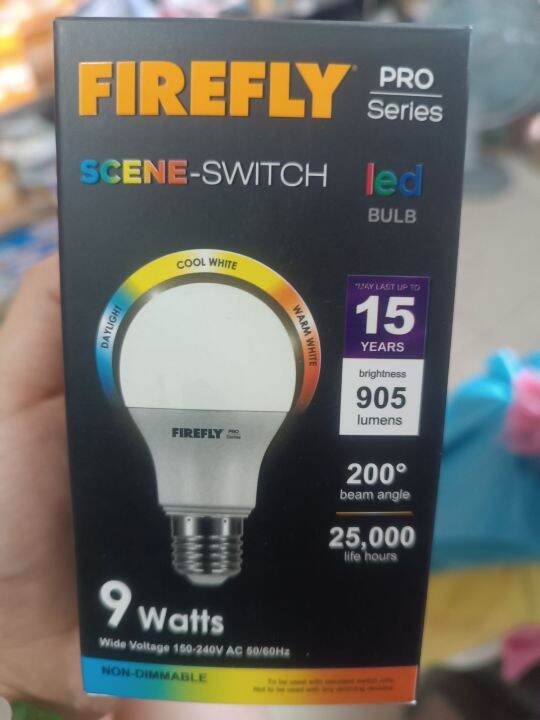 FIREFLY PRO SERIES LED SCENE SWITCH 9WATTS TRI-COLOR | Lazada PH