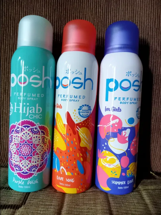 POSH PARFUM BODY SPRAY WOMEN / WANITA 150ML | Lazada Indonesia