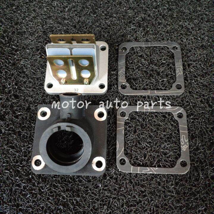 YAMAHA RXZ REED VALVE ASSY STANDARD+INTAKE PIPE STANDARD + REED VALVE ...