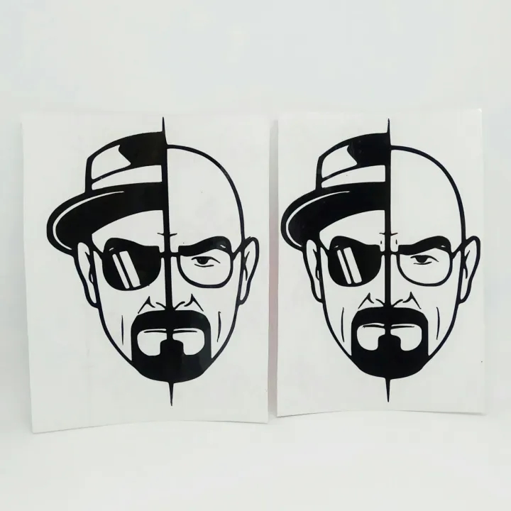 Fandom Breaking Bad TV Series Walter White Heisenberg Decal Sticker ...