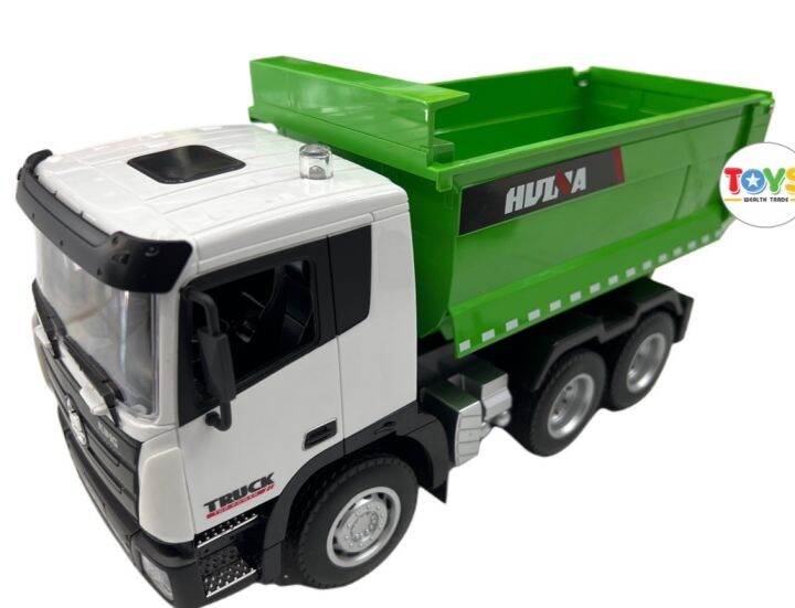 รถดั้ม HULNA 9CH 1556 DUMP TRUCK สเกล 1:18 ยกดั้มได้ แข็งแรง ทนทาน ...