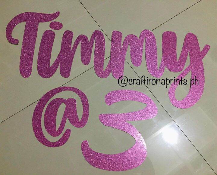 Calligraphy Cutouts/Letter Name Backdrop(sold per pc) | Lazada PH