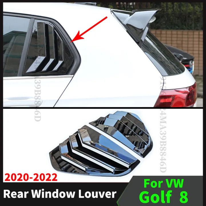 Rear Window Louver Shutter Cover Trim Decoration Accessories Body Kit ...