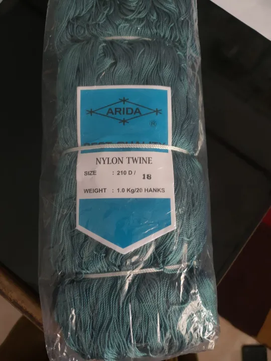 benang nilon biru arida benang jahit jaring | Lazada Indonesia