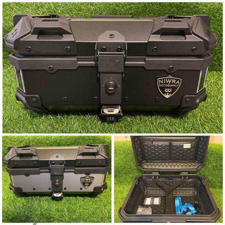 NIWRA F2 Moto 25L Aluminum top box | Lazada PH