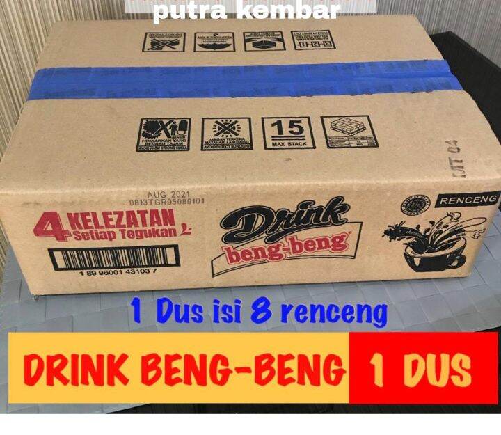 Drink Beng-Beng Drink minuman Coklat Sachet 30gr 1 Dus isi 8 renceng ...