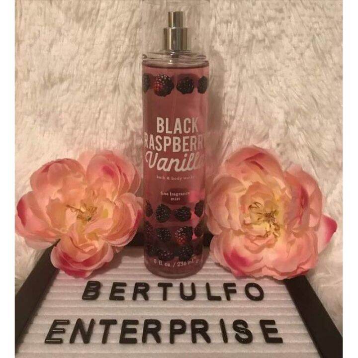 Bath & Body Works Black Raspberry Vanilla Fine Fragrance Mist (236ml ...
