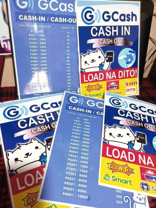 Gcash poster Laminated BACK TO BACK | Lazada PH