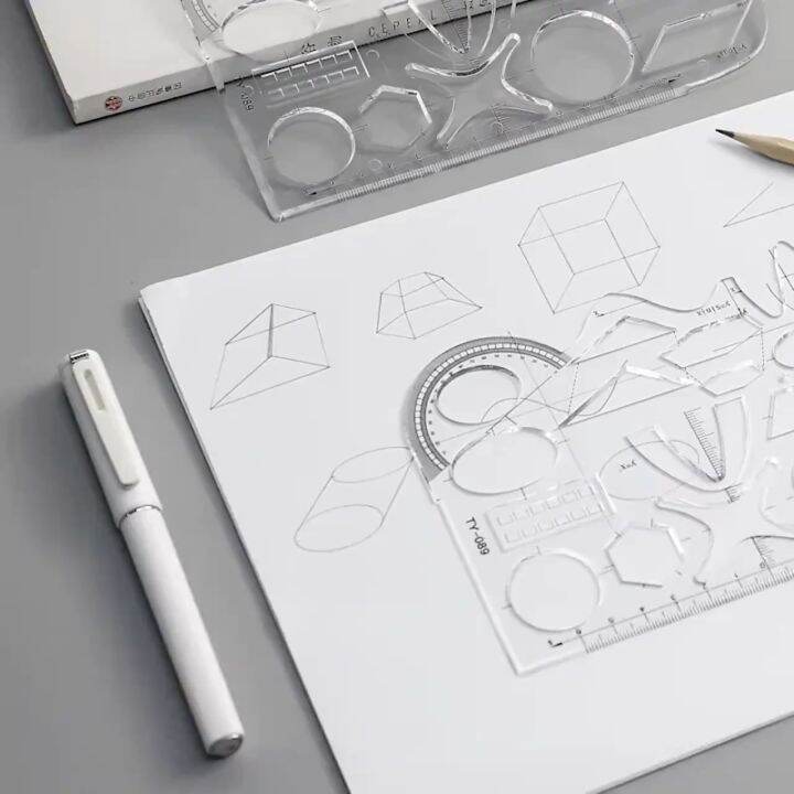 Multi Purpose Drawing Template Set House Plan Interior Design and Tool ...