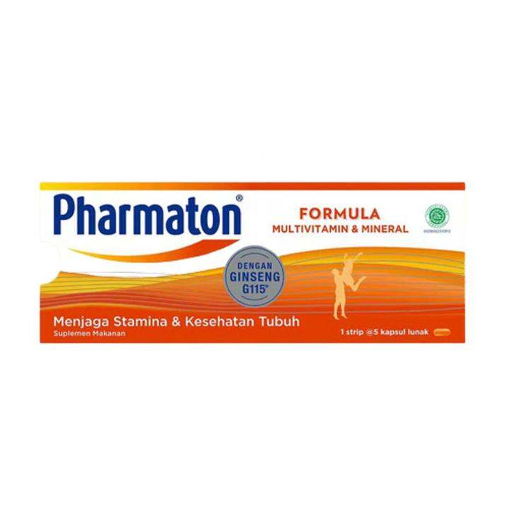 Pharmaton Formula Strip 5 Tablet - Multivitamin Menjaga Stamina ...