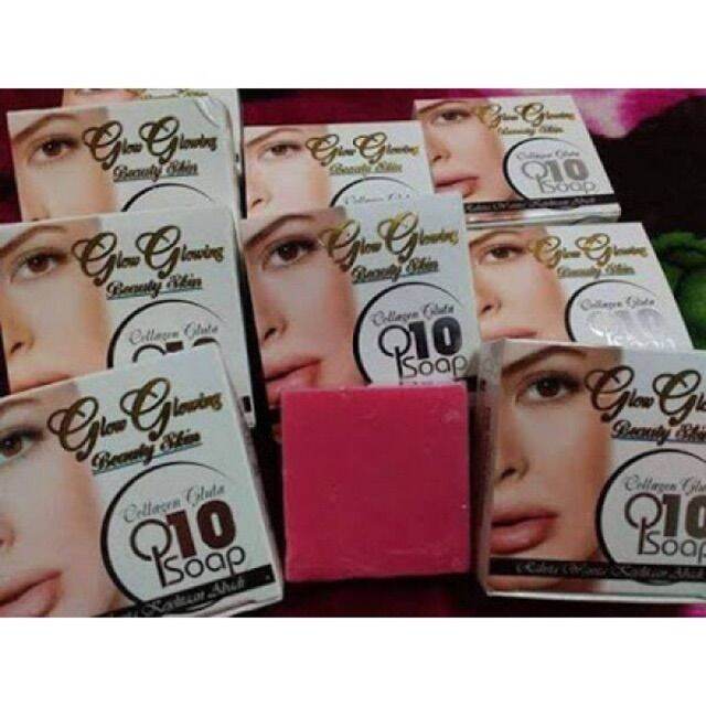 COLLAGEN GLUTA Q 10 SOAP SABUN GLOW GLOWING | Lazada