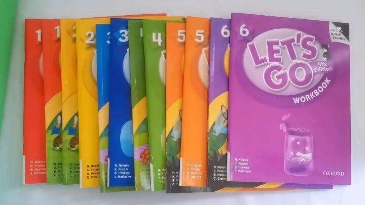 แบบฝึกหัดภาษาอังกฤษ Oxford LET'S GO 4th Edition Student Book + Workbook without CD หนังสือ ...