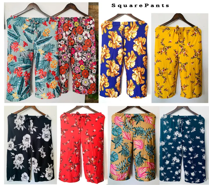 ASSORTED Trendy Square Pants Tokong for Ladies / Daily Outfit/ Pambahay ...