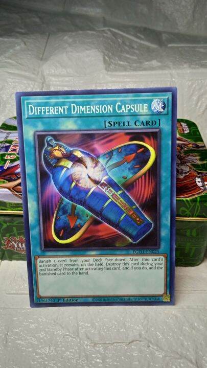 Different Dimension Capsule [EGO1-EN025] (TCG) Yu-Gi-Oh Trading Card ...