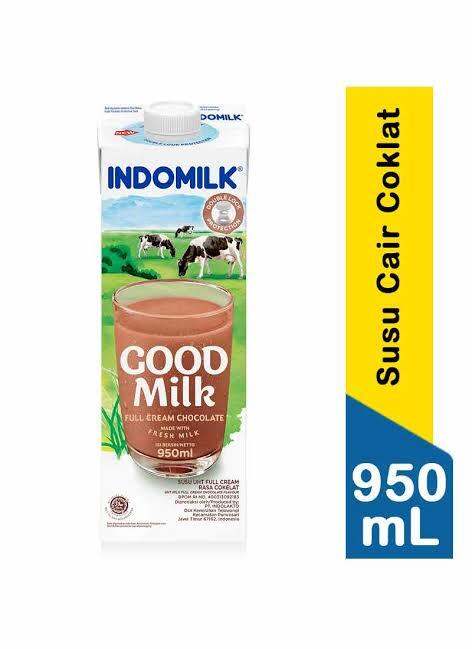 INDOMILK Susu UHT Good Milk 950 ml , Rasa Coklat | Lazada Indonesia