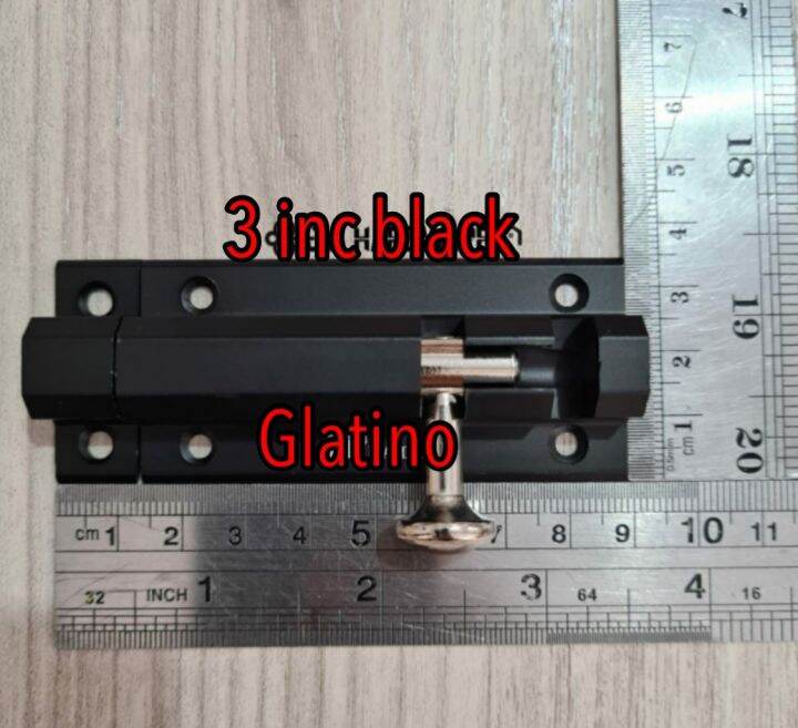 grendel 2 inc hitam kunci grendel pintu dan jendela hitam Jendela ...