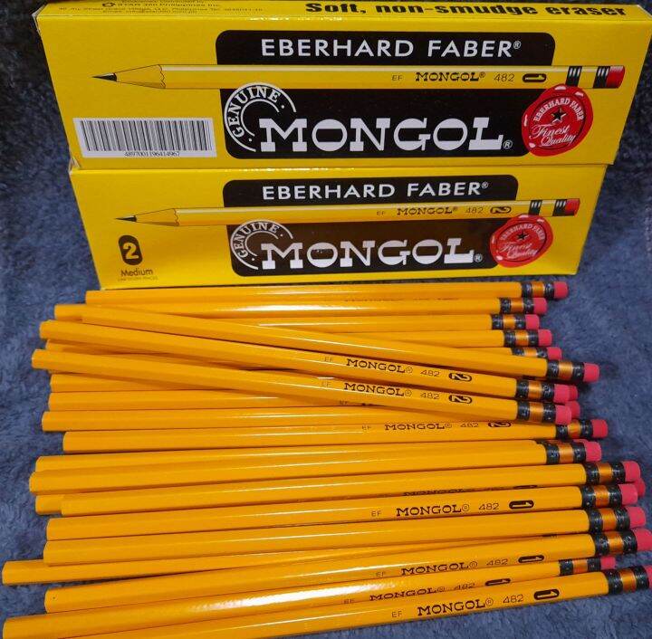 Mongol no.1 no.2 pencil 12pcs per box | Lazada PH