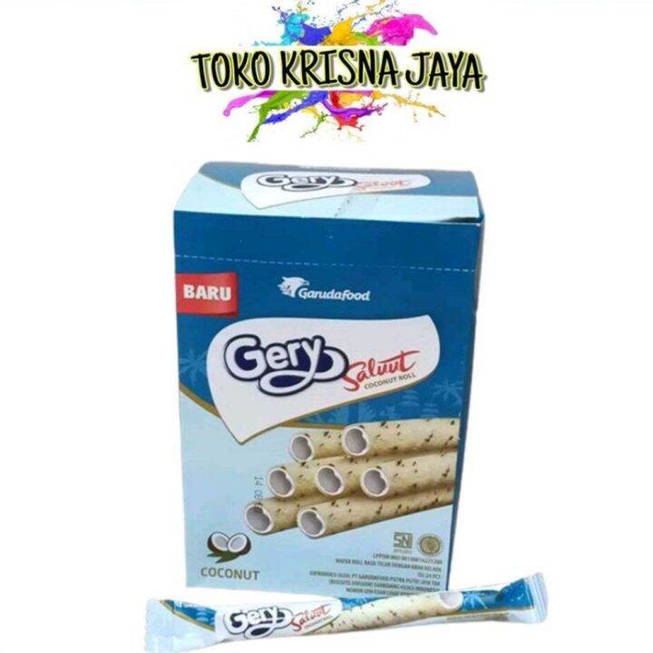 GERY SALUUT COCONUT WAFER ROLL NETTO 24 PCS X 7 GR | Lazada Indonesia