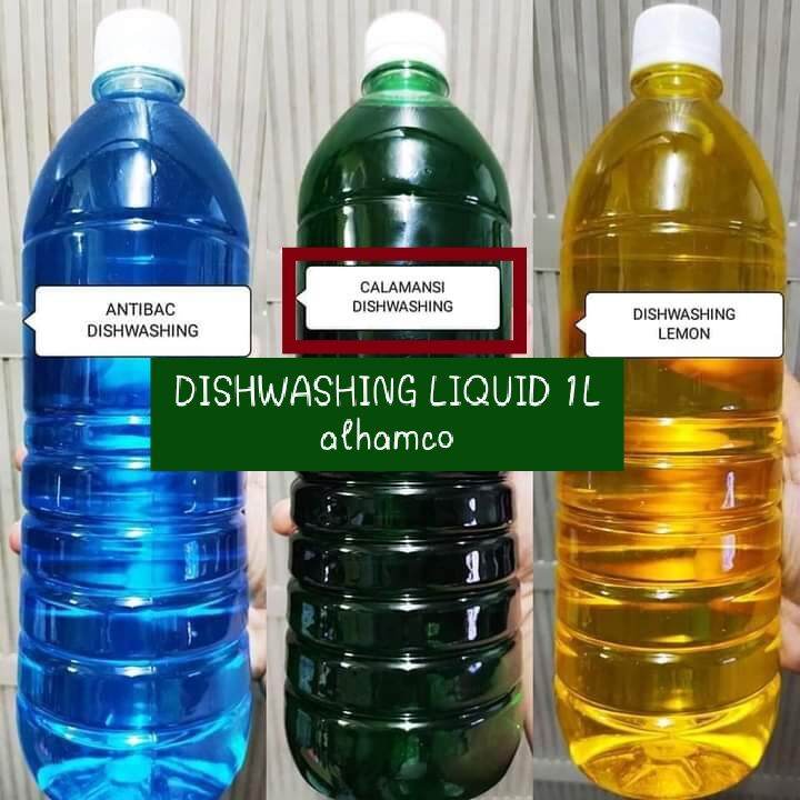1L YOJj DISHWASHING LIQUID W/LABELSCENT ANTIBAC CALAMANSI, LEMON ...